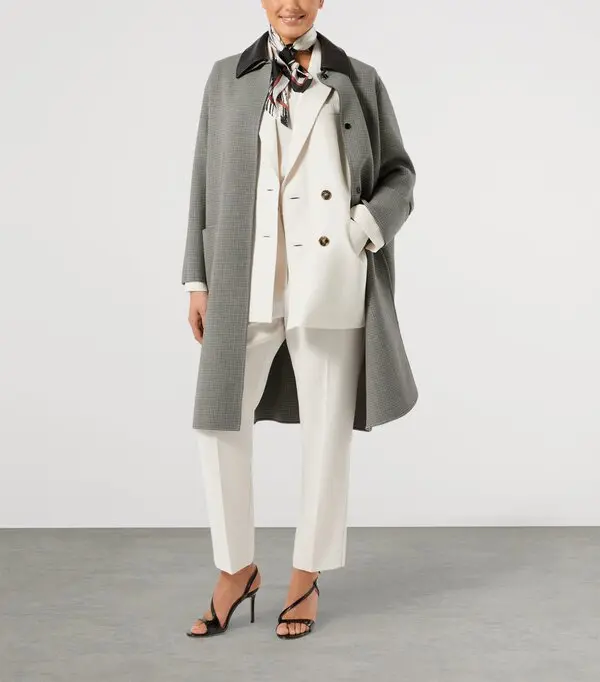 Marina Rinaldi Fox Double-breasted Blazer