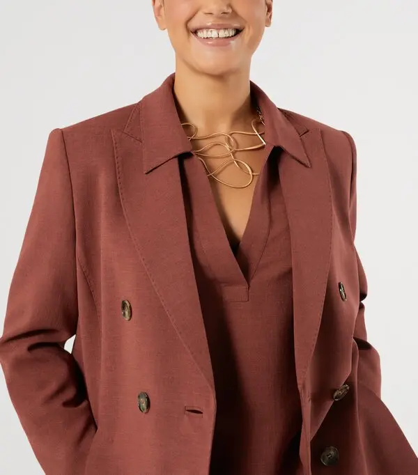 Marina Rinaldi Chenzia Double-breasted Blazer