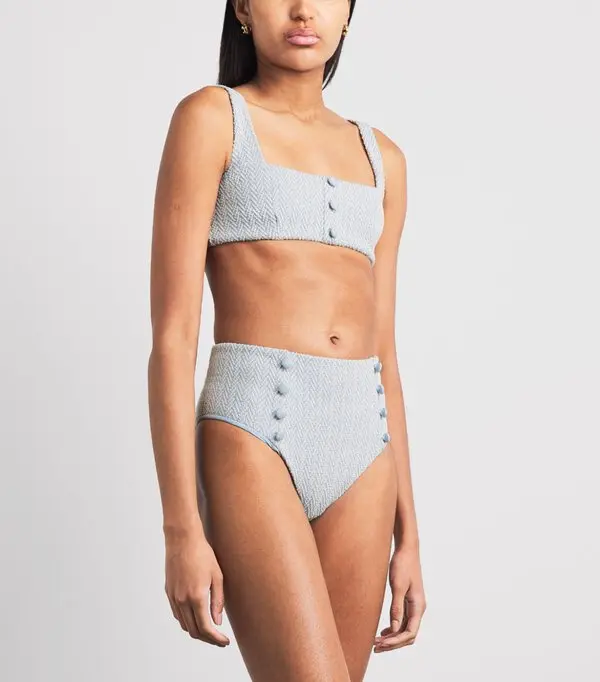 Devon Windsor Herringbone Mya Bikini Top