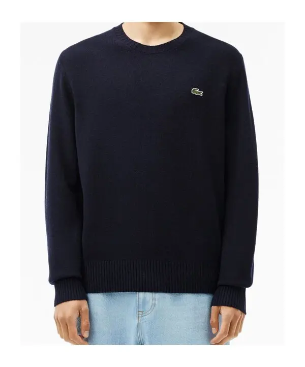 Lacoste Logo Patch Crewneck Jumper