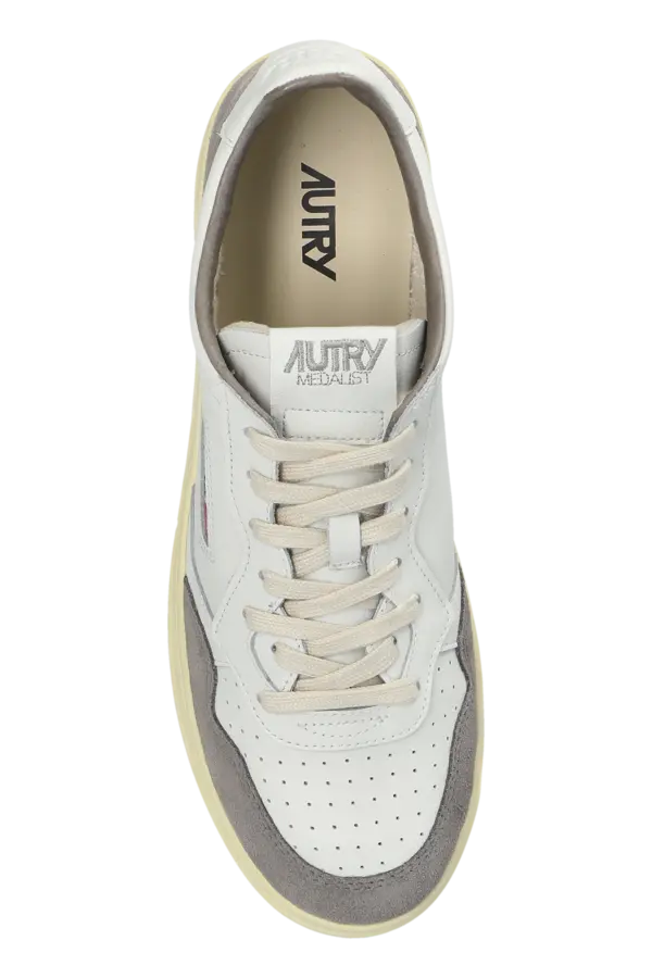 AUTRY Medalist" Lace Up Sneakers - White