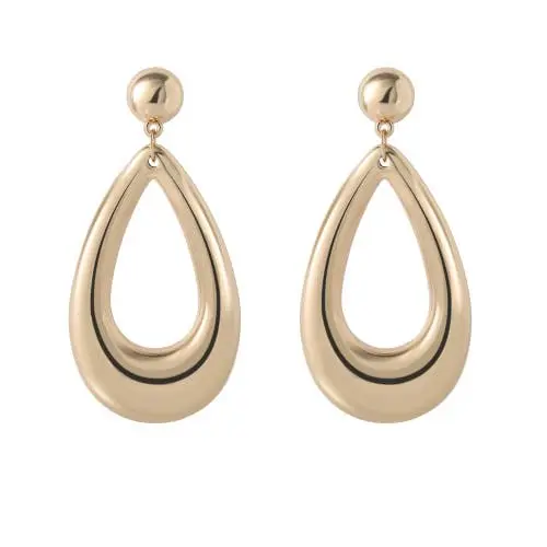 Jessica Simpson Large Teardrop Earrings - Gold-tone