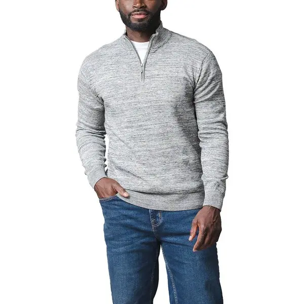 HOPE & HENRY Organic Half Zip Pullover Sweater