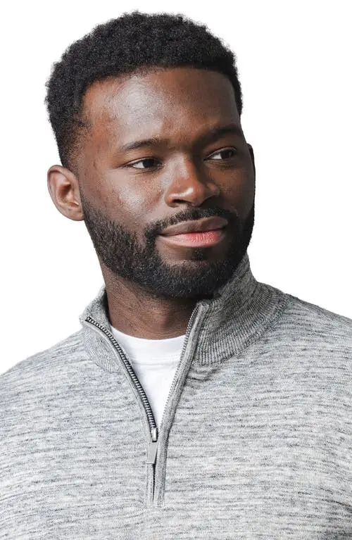 HOPE & HENRY Organic Half Zip Pullover Sweater