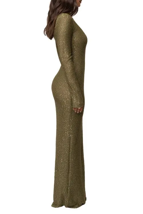 JLUXLABEL Muse Sequin Maxi Dress