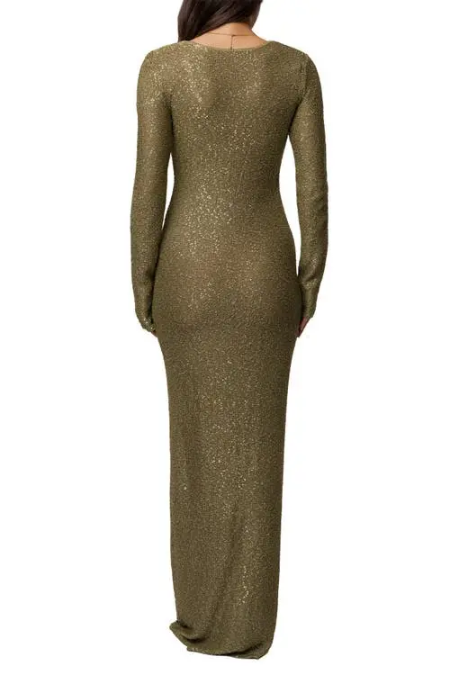 JLUXLABEL Muse Sequin Maxi Dress