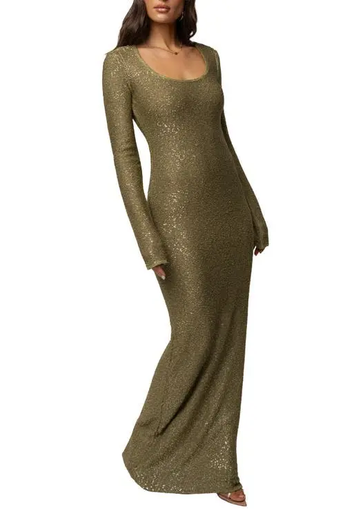 JLUXLABEL Muse Sequin Maxi Dress