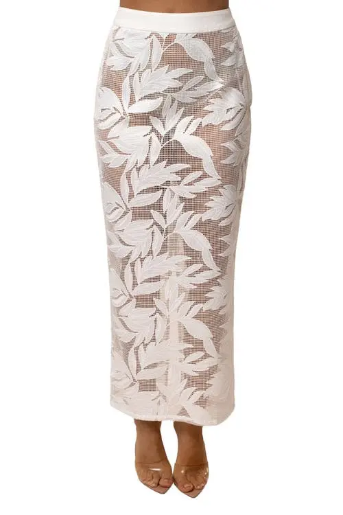 JLUXLABEL Bali Nights Embroidered Skirt