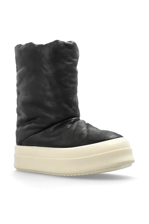 Rick Owens Snow Boots On Platform ‘mega Bumper Lunar