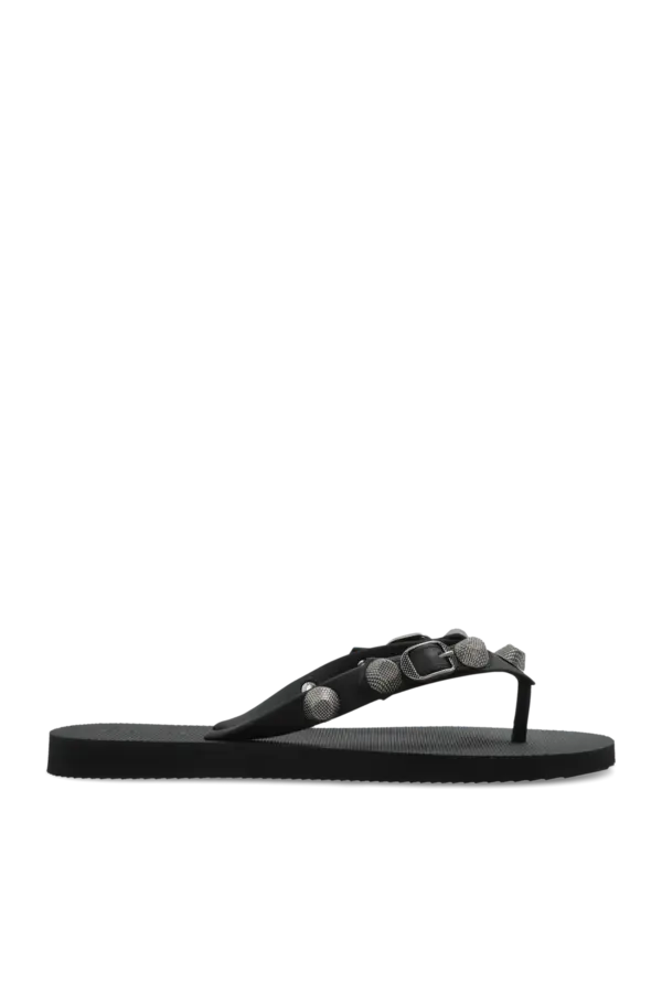 Balenciaga Cagole Thong’ Flip-flops - Black
