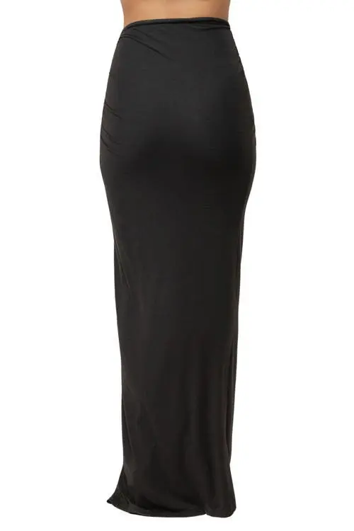 JLUXLABEL Island Drape Maxi Skirt