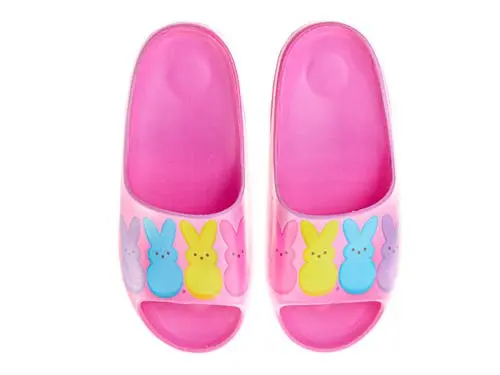 PEEPS Graphic Slide Sandals