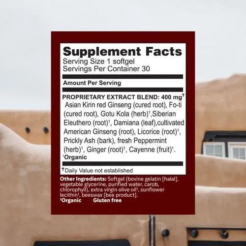 HERBS ETC. Vibrant Energy Softgels 30 Ct