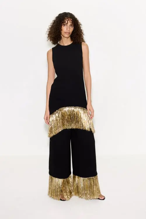 SIMONMILLER Bowie Fringe Mini Dress