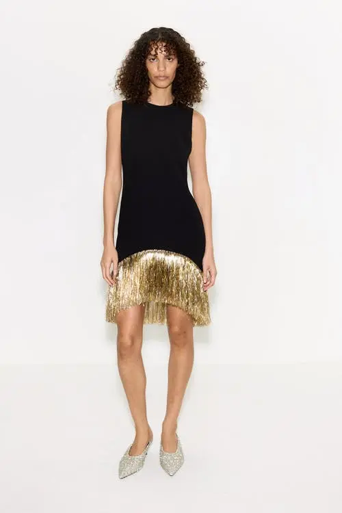 SIMONMILLER Bowie Fringe Mini Dress