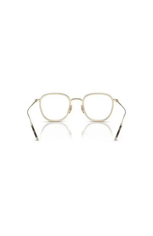 Oliver Spencer Rectangle Titanium Full Rim Eyeglasses