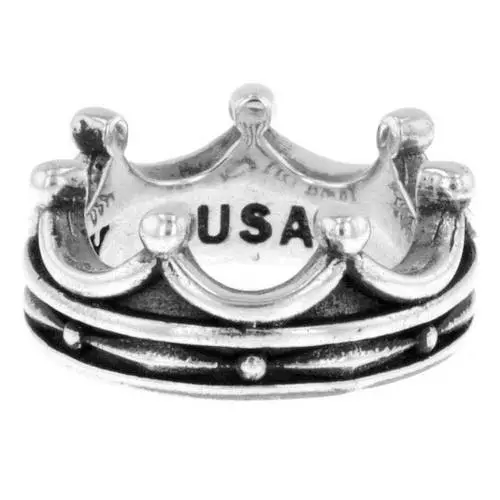 KING BABY STUDIO Toggle Crown Ring - Silver
