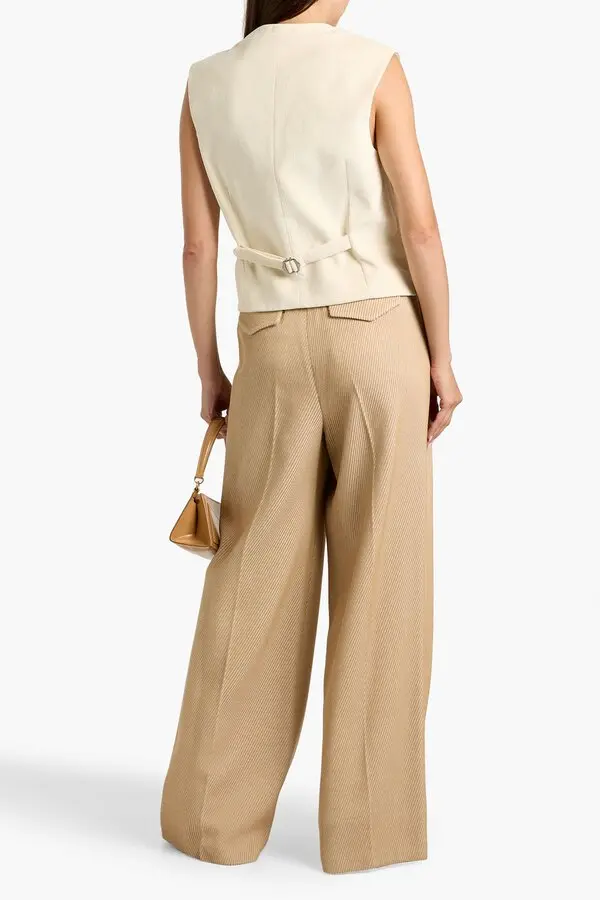 BLAZÉ MILANO Amara Cotton-corduroy Vest