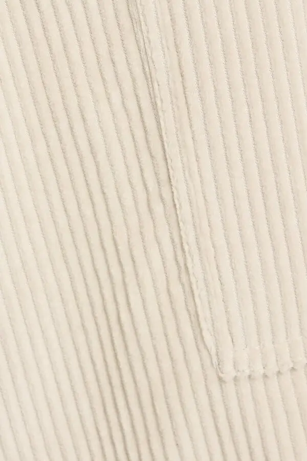 Brunello Cucinelli Pleated Cotton Corduroy Wide-leg Trousers