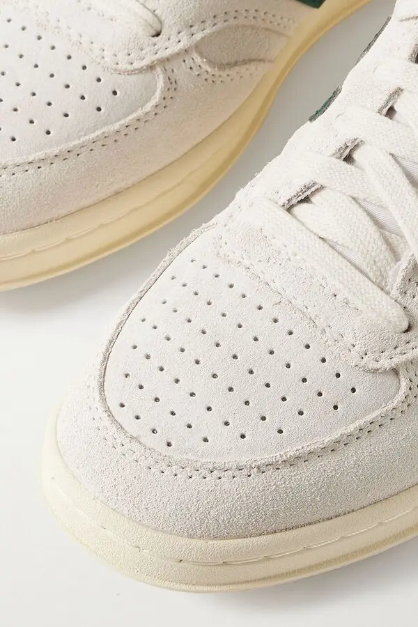 NEW BALANCE T500 Leathertrimmed Suede Sneakers