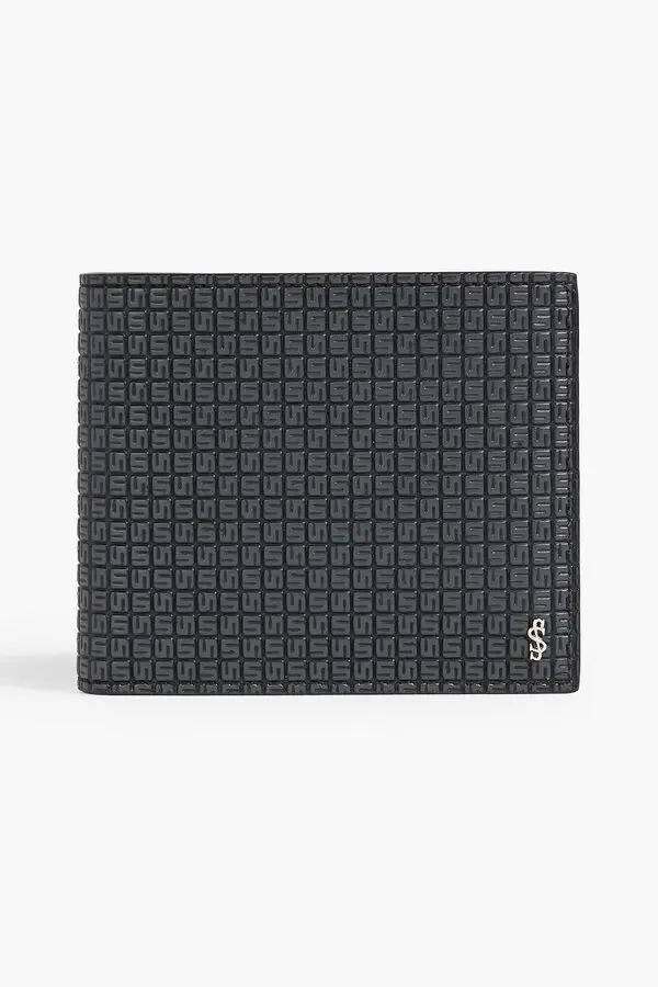 SERAPIAN Embossed Coatedcanvas Wallet