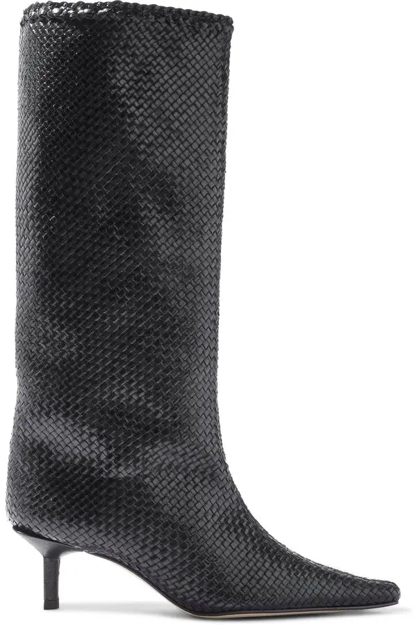 MIISTA Sandy Woven Leather Boots