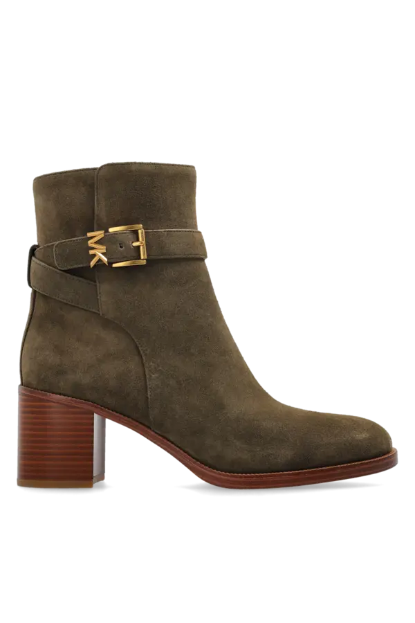 Michael Kors Rachel' Heeled Ankle Boots - Green