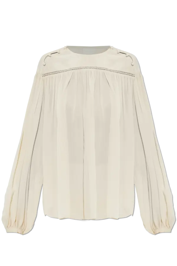 Isabel Marant Étoile Silk Top "nuna - Cream
