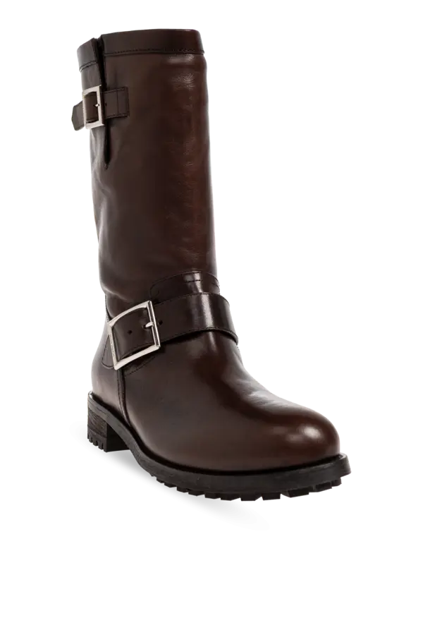 JIMMY CHOO Biker Mid’ Ankle Boots
