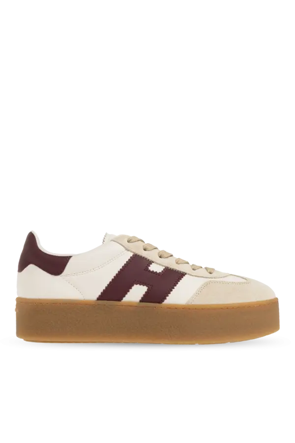 Hogan Sport Shoes On 'cool' Platform - Cream