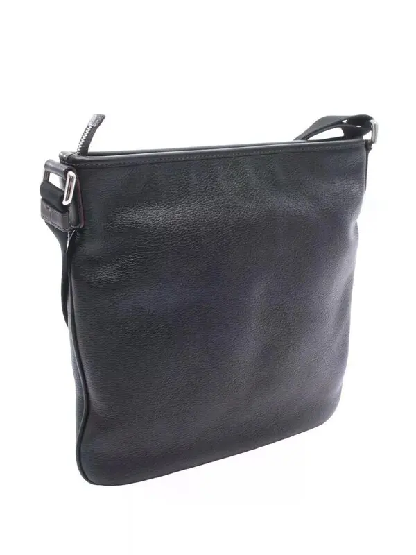 Loewe 2000-2010 Leather Anagram Crossbody Bag