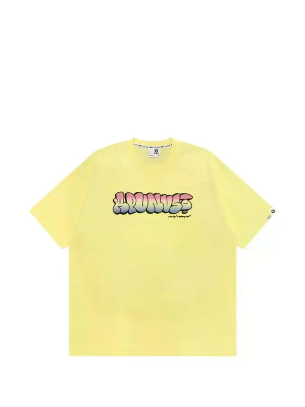 AAPE BY *A BATHING APE Aapeunvs Logo-print Graffiti-effect T-shirt