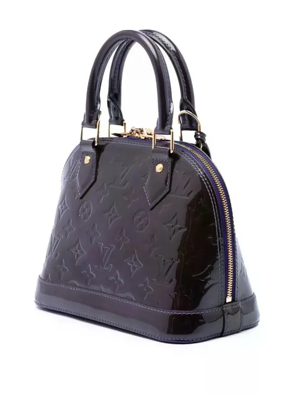 LOUIS VUITTON 2016 Monogram Vernis Alma Bb Satchel
