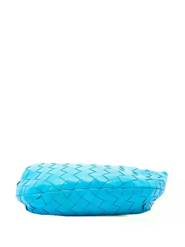 Bottega Veneta 2012-2026 Mini Nappa Intrecciato Jodie Hobo Bag - Blue
