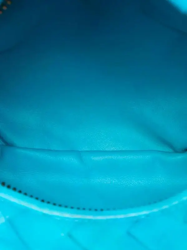 Bottega Veneta 2012-2026 Mini Nappa Intrecciato Jodie Hobo Bag - Blue