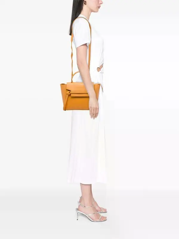 Celine Micro Grained Calfskin Belt Bag Satchel - Yellow