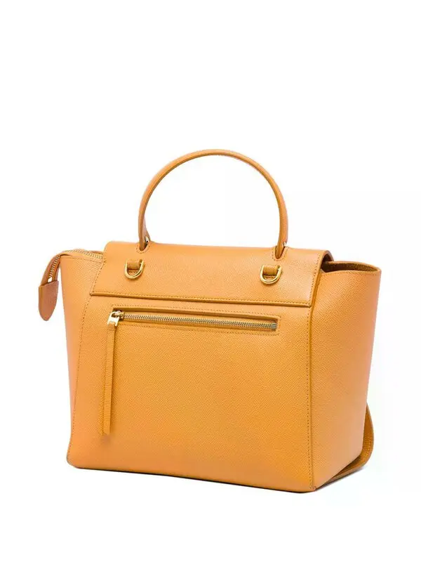 Celine Micro Grained Calfskin Belt Bag Satchel - Yellow