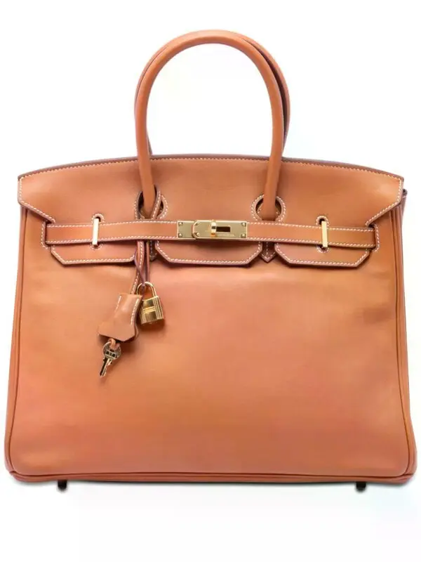 Hermès 2009 Courchevel Birkin Retourne 35 Satchel - Brown