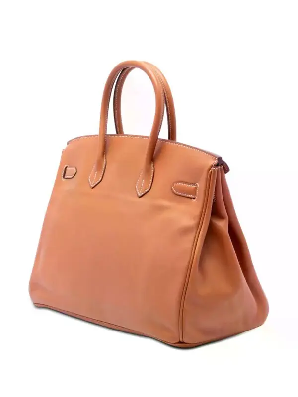 Hermès 2009 Courchevel Birkin Retourne 35 Satchel - Brown