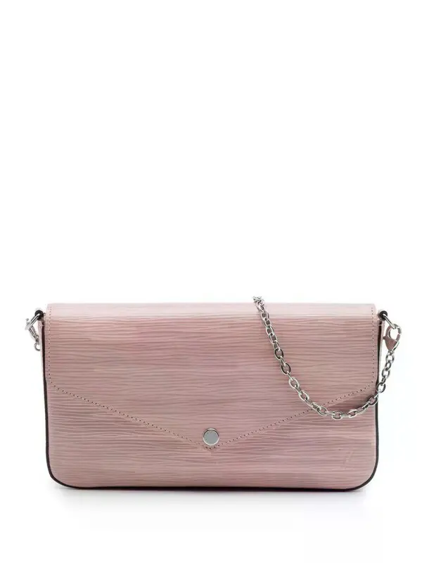 LOUIS VUITTON 2016 Epi Pochette Felicie Crossbody Bag - Pink