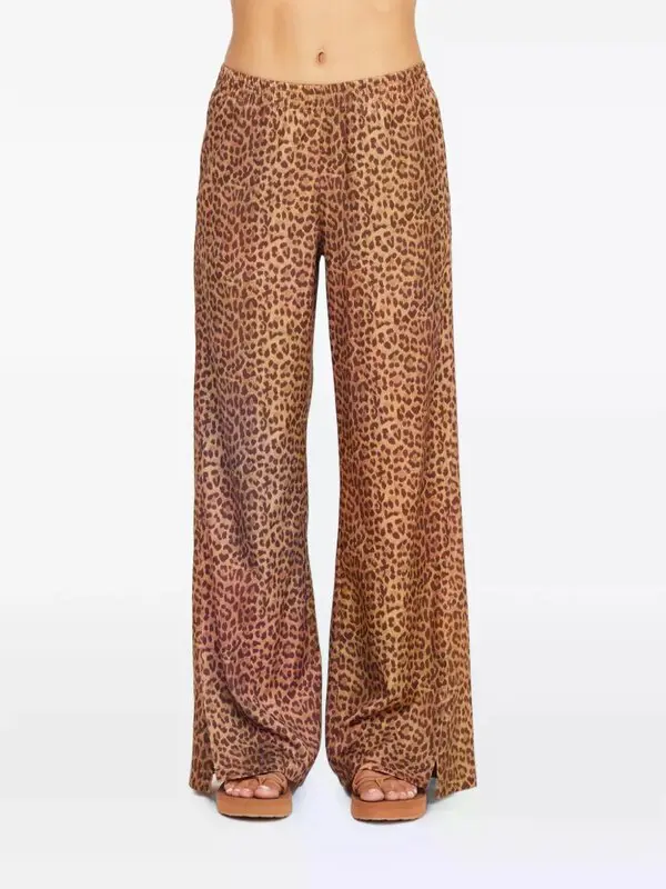 The Upside Javan Juliet Leopard-print Trousers