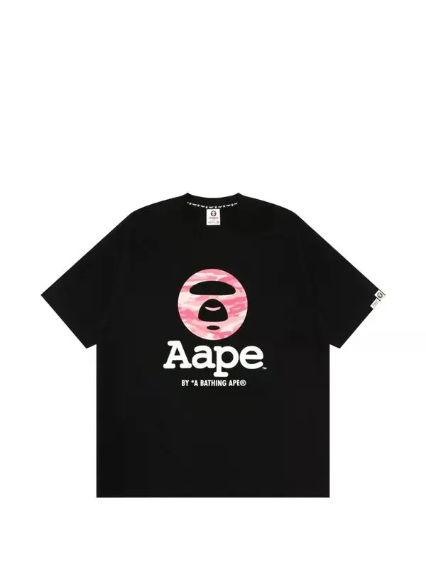 AAPE BY *A BATHING APE Aapeunvs Moonface Logo-print T-shirt