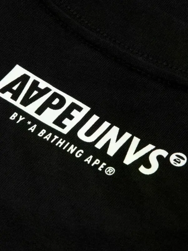 AAPE BY *A BATHING APE Aapeunvs Moonface Logo-print T-shirt