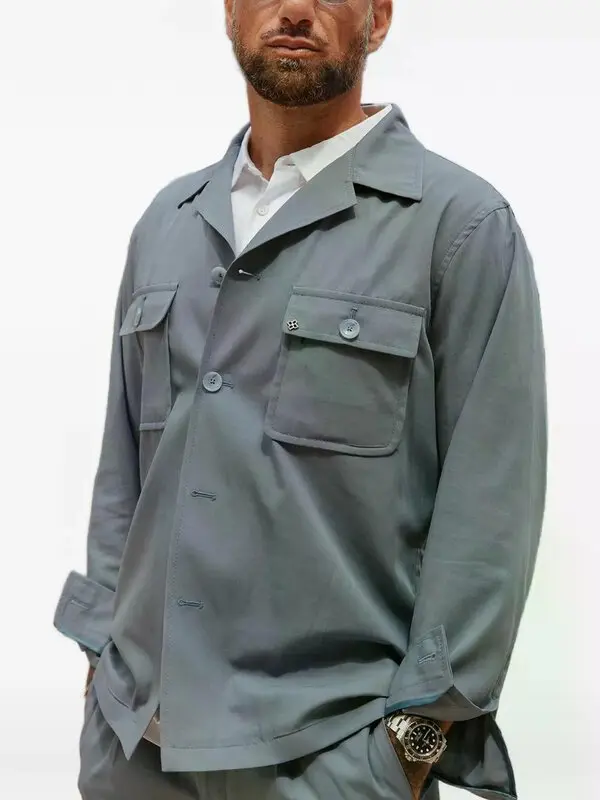 Tagliatore Barrow Patch-pocket Shirt Jacket