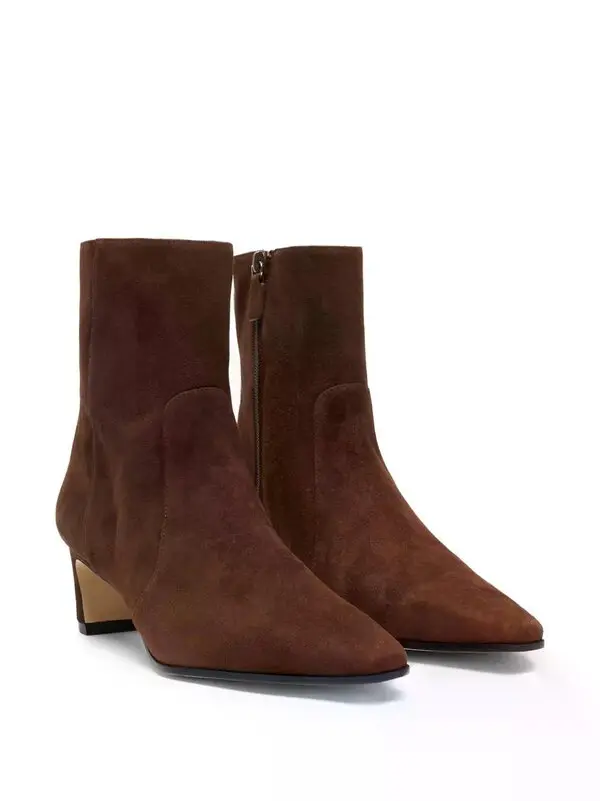 STUART WEITZMAN Stassi Sculptural-heel Ankle Boots