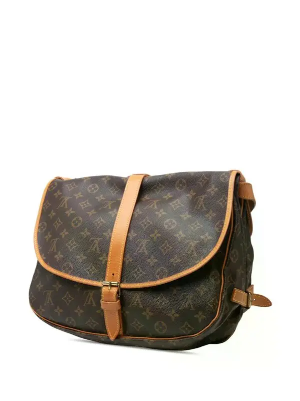 LOUIS VUITTON Monogram Saumur 35 Crossbody Bag