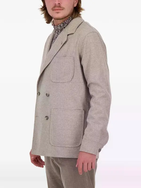 Tagliatore Double-breasted Patch-pocket Blazer