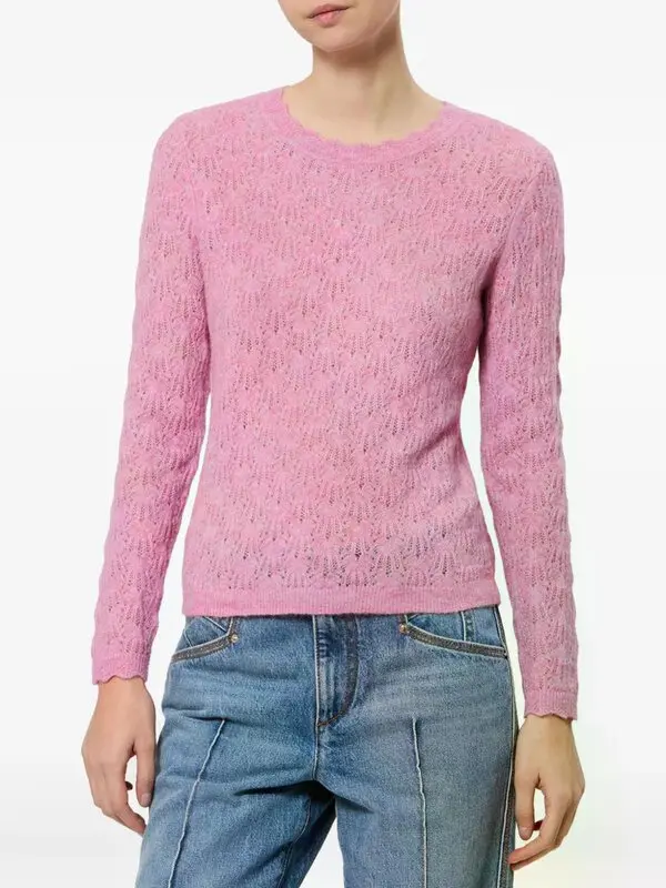 MARANT ETOILE Obeline Openwork Knit Sweater