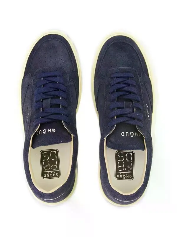 GHOUD VENICE Logo-embroidered Suede Sneakers