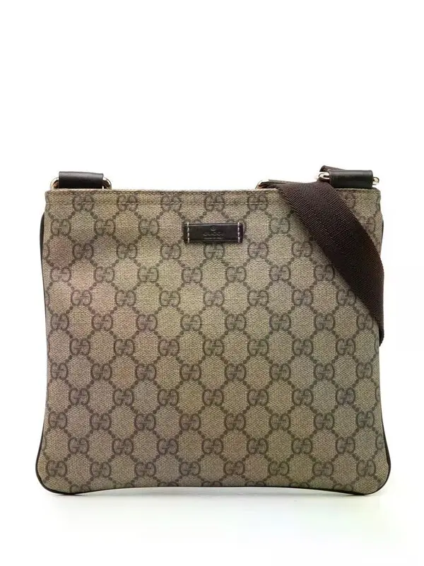 Gucci 2000-2015 Gg Supreme Crossbody Bag - Neutrals